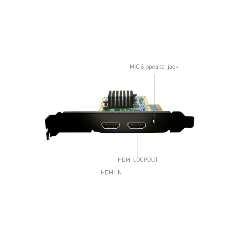 4K144 HDMI PCIe Video Capture Card with Scaler, HDMI 2.1 loopout ...