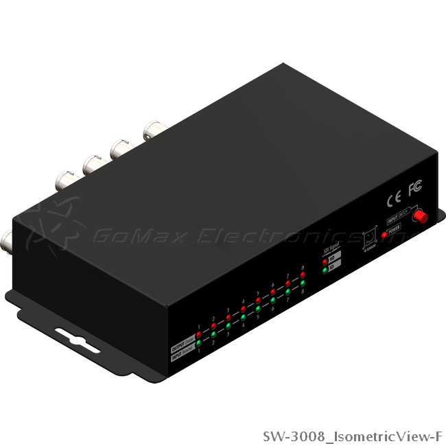 8x1 HD/SD-SDI switch | GoMax Electronics, Inc.